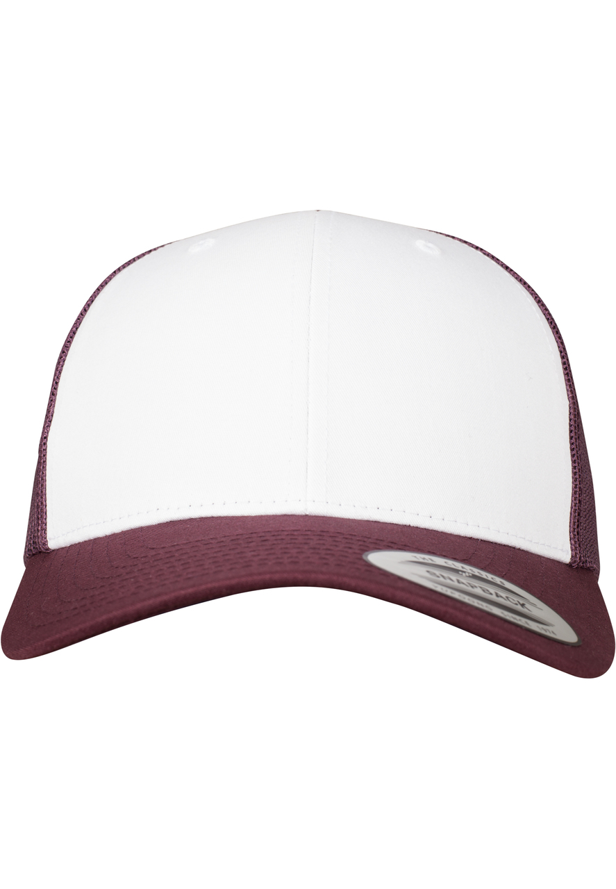 Retro Trucker Colored Front maroon/white/maroon one size - MERCHYOU