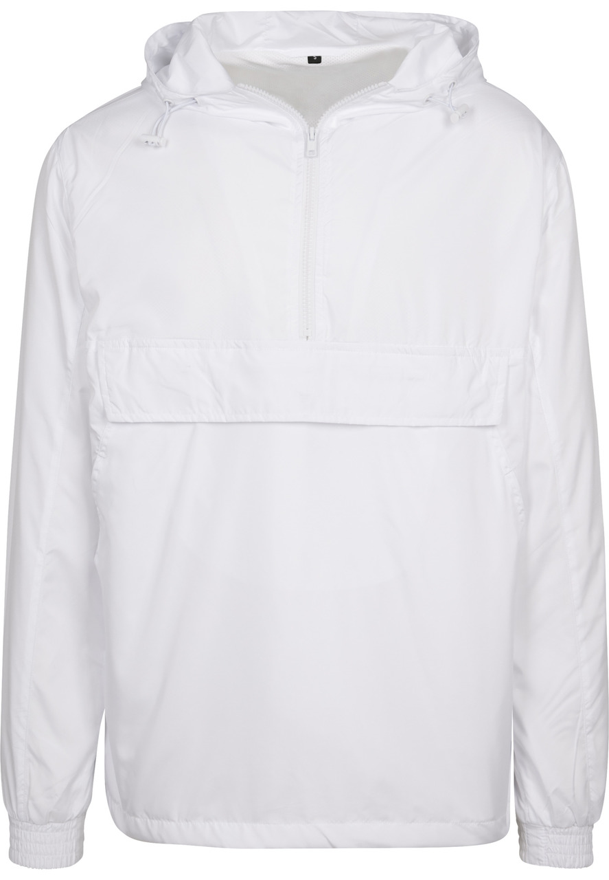 Basic Pull Over Jacket white M - MERCHYOU