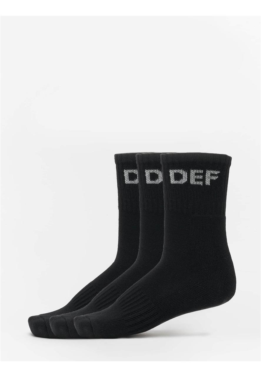DEF 3-Pack Socks black 43-46 - MERCHYOU